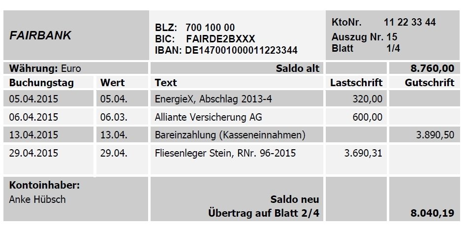 Belege im Detail - Buchführen-lernen - Online-Kurs